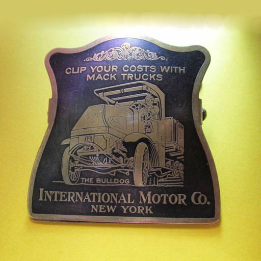 Antique Mack Truck Advertising Paperclip