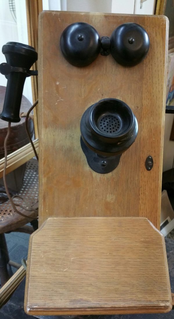 Antique Stromberg Carlson Wooden Telephone