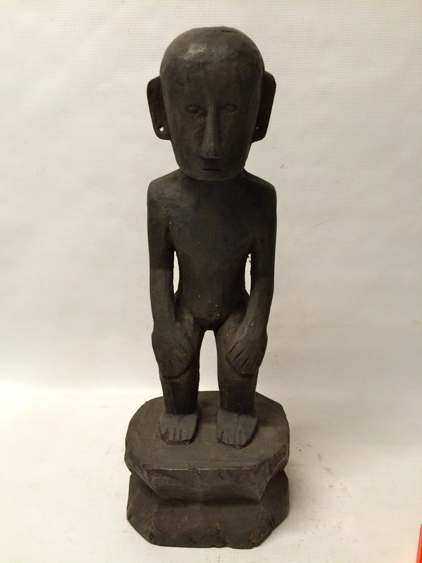 Standing Carved Wood Bulul Statue