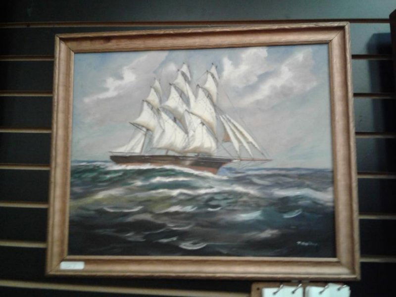 T. Bailey Oil On Canvas Painting