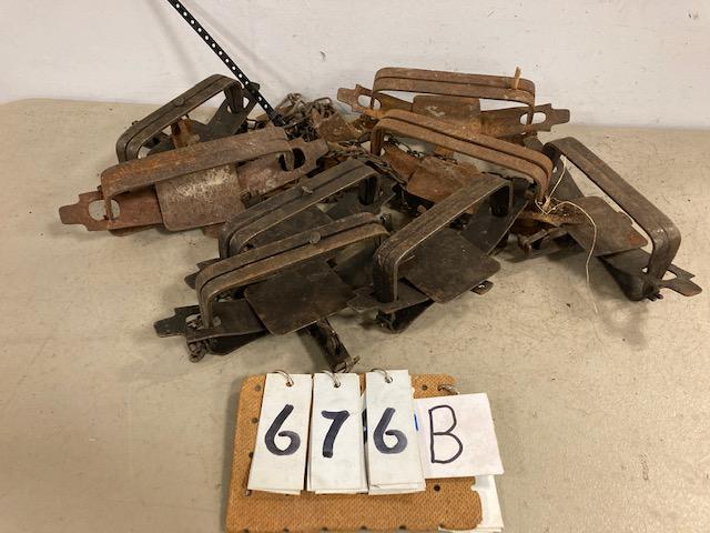 Eight Blake & Lamb Underspring Traps