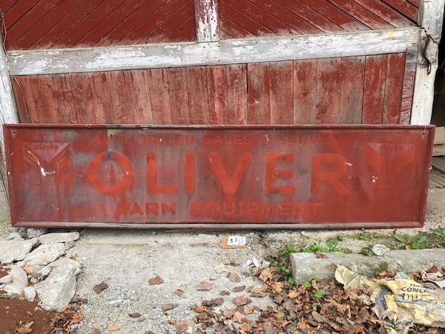 Rare 1900s Oliver Dealer Sign (#0031J) on Apr 16, 2023 | Iroquois ...
