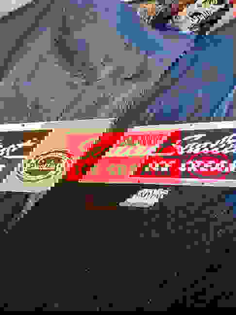 Enjoy Sealtest Ice Cream Metal Sign Auction