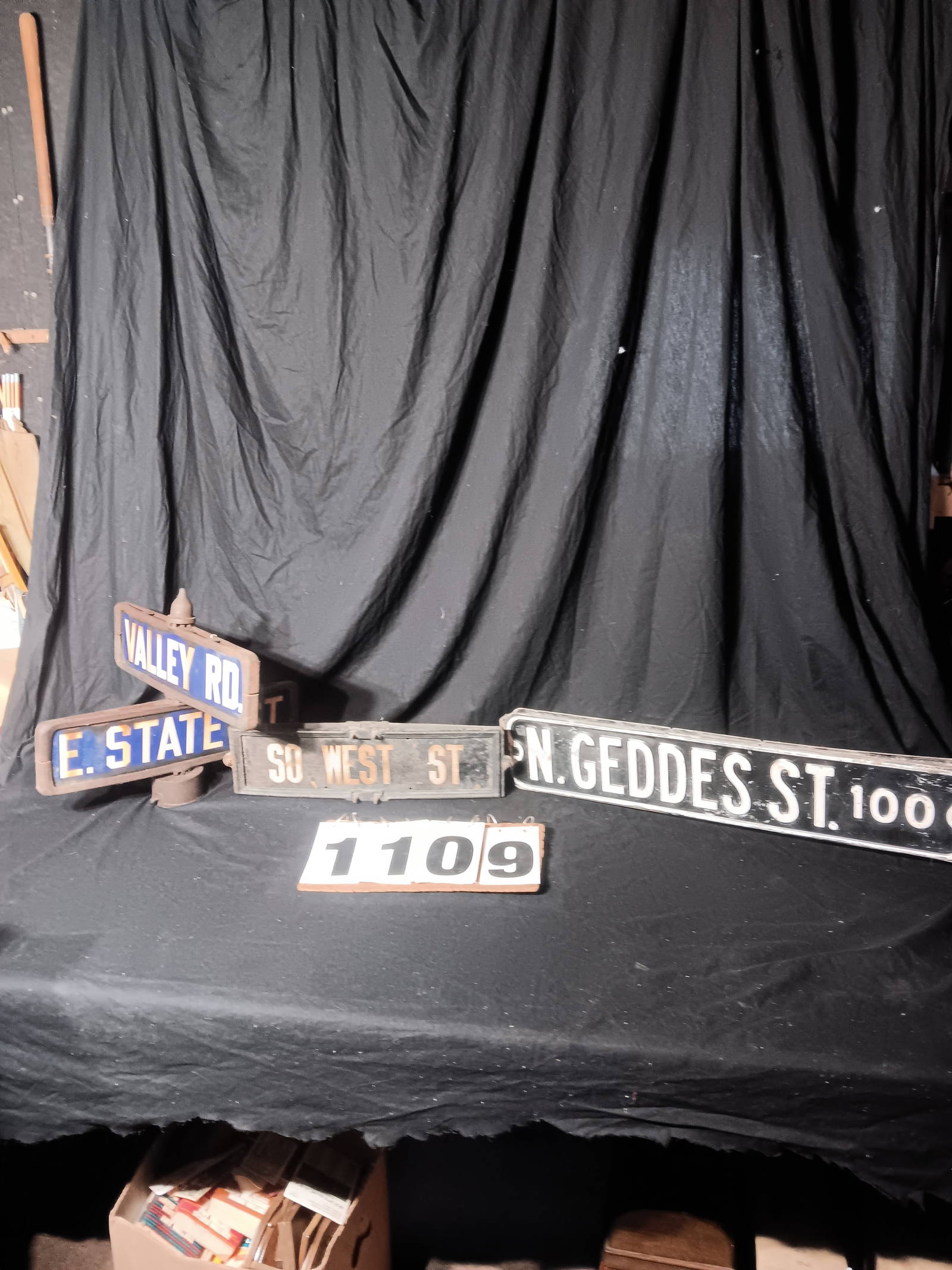 Antique & Vintage Highway & Street Signs for Sale in Online Auctions