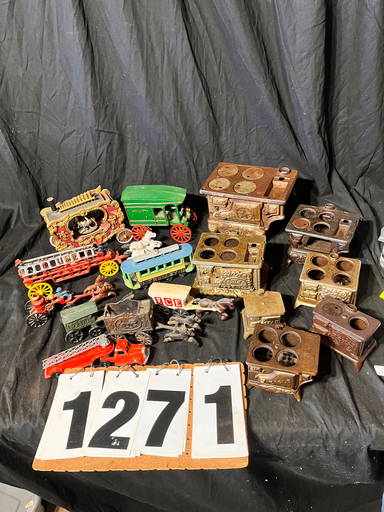 16 Contemporary Toy Collection And Antique Toy Stoves