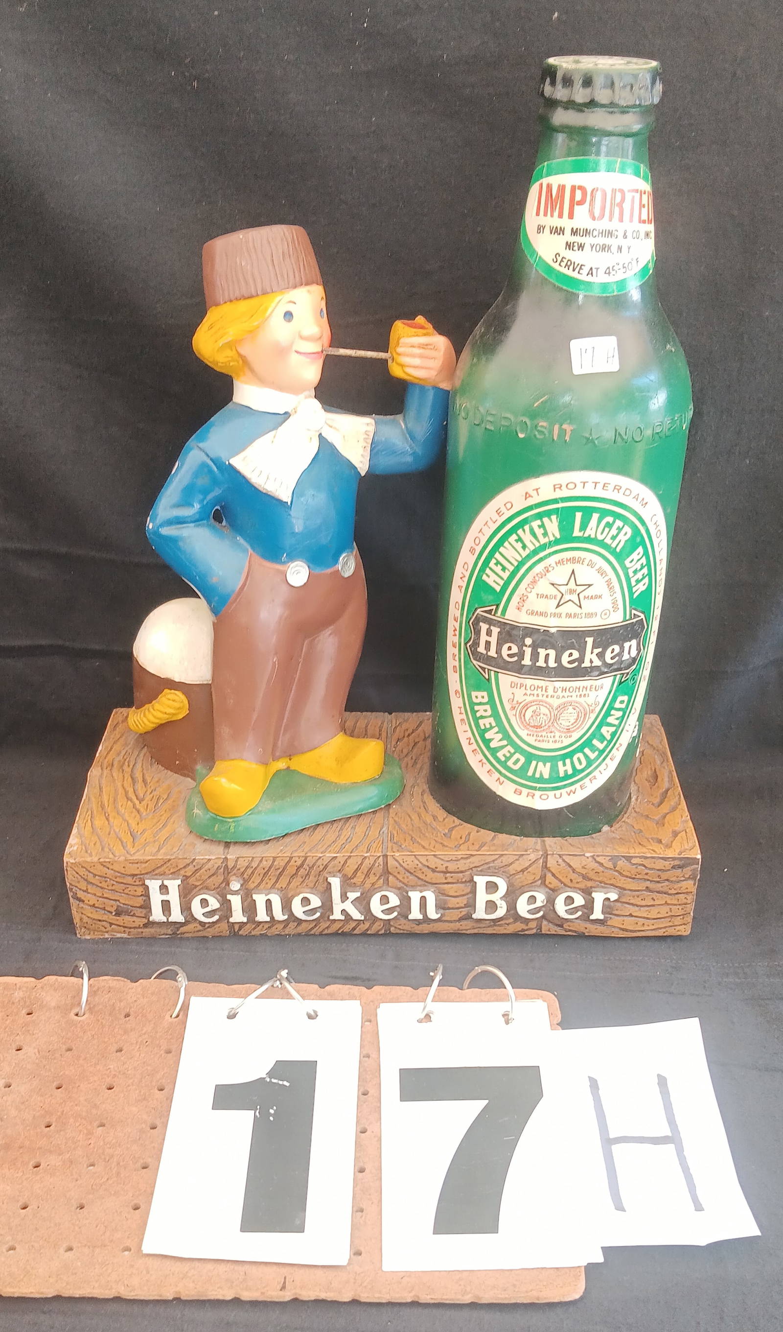 Heineken Lager Beer Sign Auction