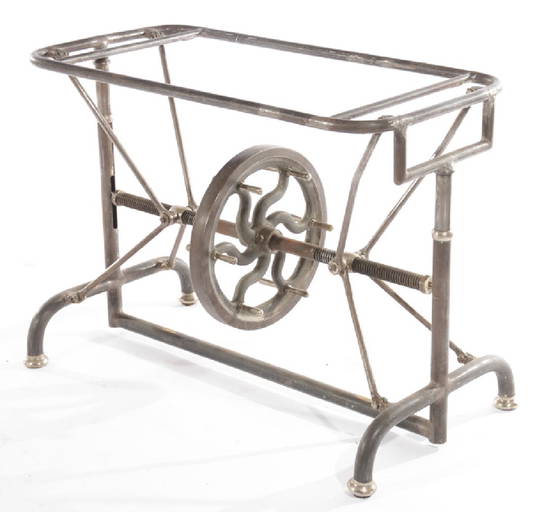 Vintage Mechanical Adjustable Metal Table 1930
