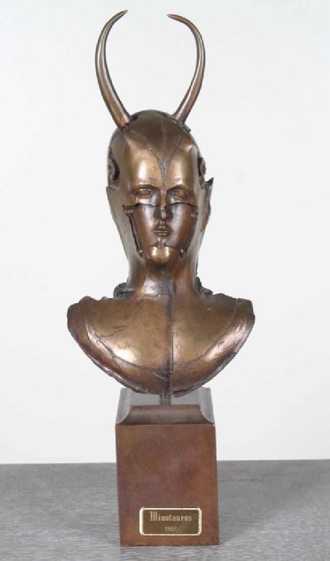 PAUL WUNDERLICH MINOTAURUS BRONZE SCULPTURE