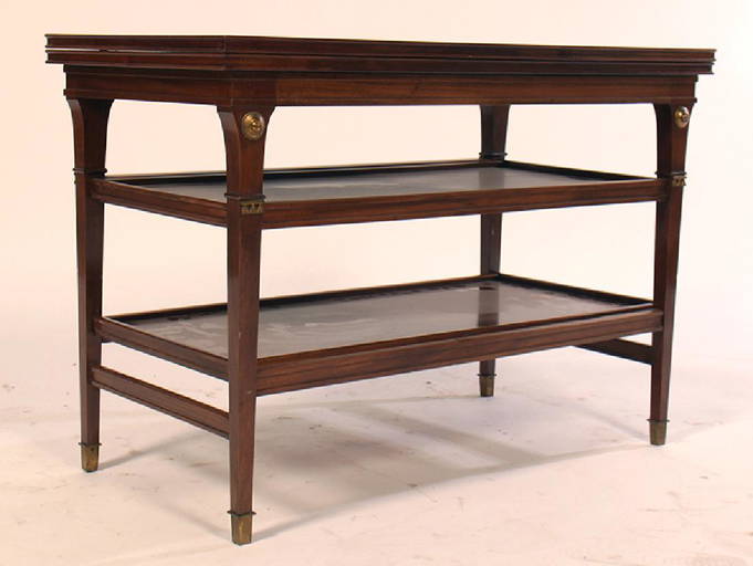 Jansen Flip Top Metamorphic Tea Cart 1950