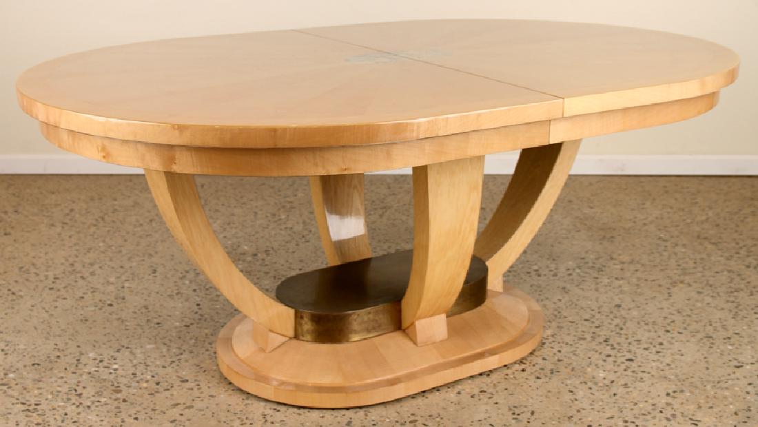 DINING TABLE ABALONE SHELL INLAY