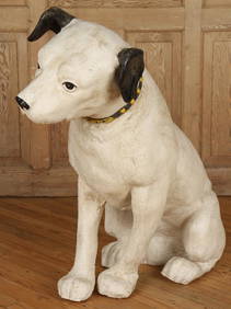 16" Paper Mache Nipper Dog