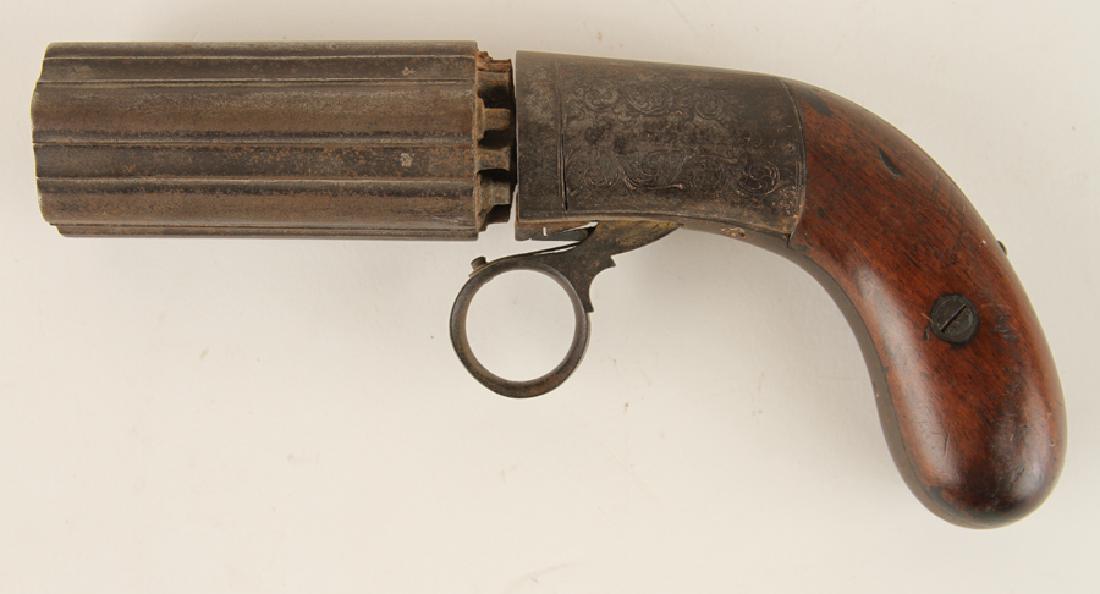J.R. COOPER SIX SHOT PEPPERBOX PISTOL