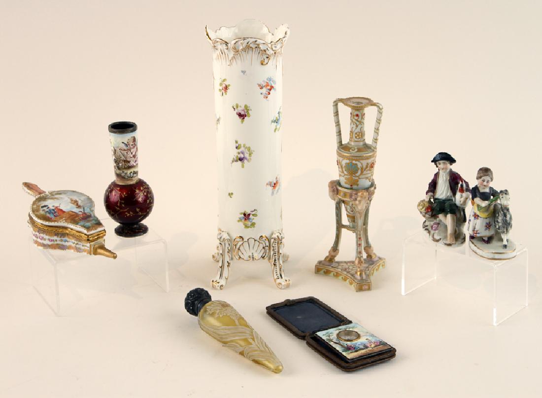 COLLECTION OF 8 CONTINENTAL SMALL ARTICLES