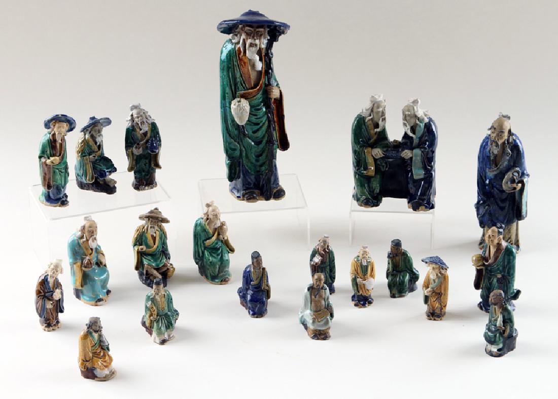 Collection Of Twenty Chinese Mud Men