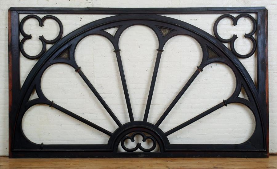 CARVED MAHOGANY GOTHIC STYLE TRANSOM C. 1880 - May 07, 2020 | Kamelot ...