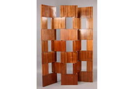 170: EILEEN GRAY FOLDING SCREEN MULTIPLE PANELS See Sold Price