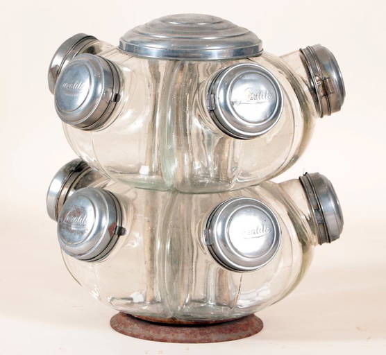 Luzalite Revolving Table Top Candy Jar Display