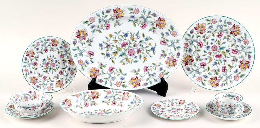 130 Pc. Minton Haddon Hall Dinnerware Set
