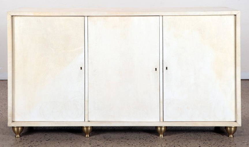 Parchment Sideboard Manner Samuel Marx C. 1950