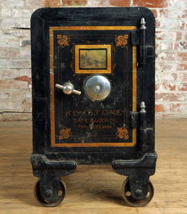 York Lock And Safe Co. Iron Safe.