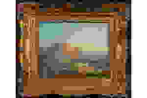 Louis Rothman American Oil Painting On Wood