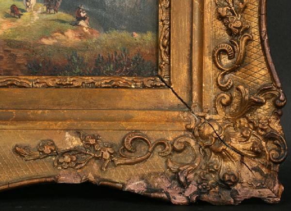 470: LOUIS ROTHMAN AMERICAN OIL PAINTING ON WOOD : Lot 470