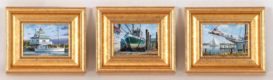 RICHARD C. MOORE 3 OIL ON MASONITE PAINTINGS (#0263) on Sep 22, 2021 ...