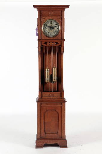 German Kienzle Grandfather Clock Art Nouveau Style