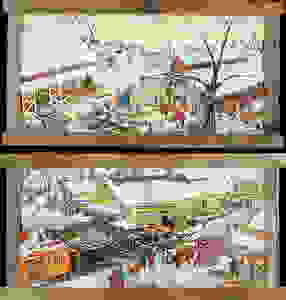 Gerald Lee Nees American Artist 4 Oil Paintings