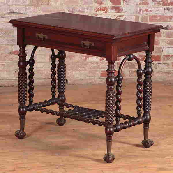 HUNZINGER MAHOGANY TABLE WITH SINGLE DRAWER AND (#3189) on Jan 19, 2023 ...