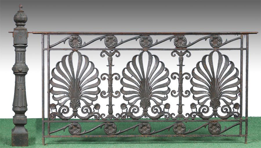 448: RARE ANTIQUE GARDEN FENCING NEOCLASSICAL IRON - Apr 14, 2012 ...