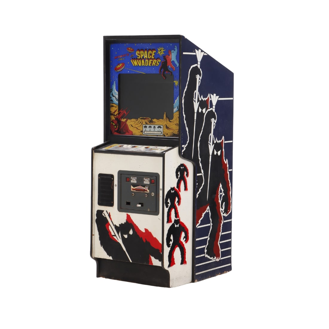 A Bally Midway Space Invaders Arcade Game In Working Condition Auction