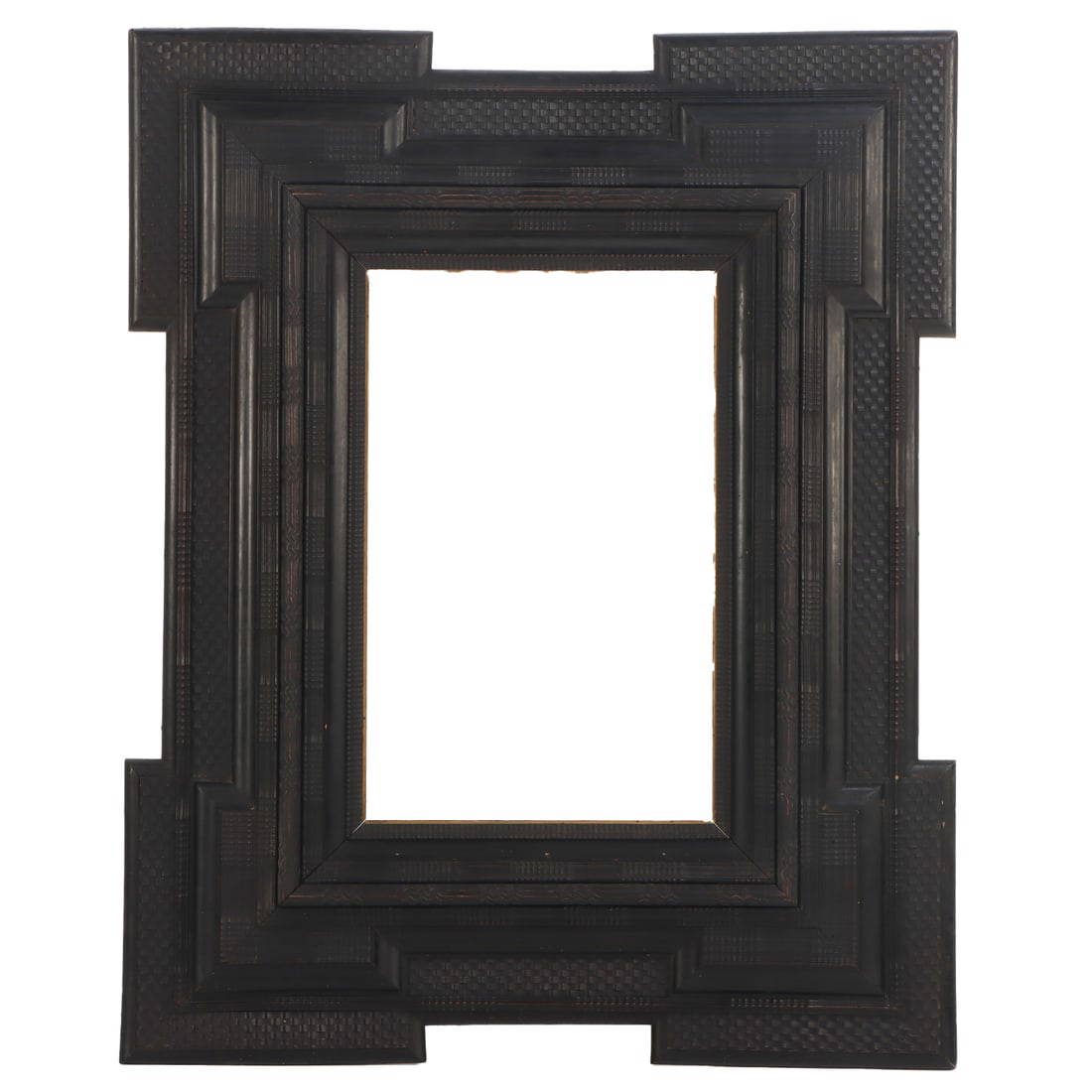 Early Nineteenth Century Or Earlier Dutch Ripple Ebonized Wood Picture ...