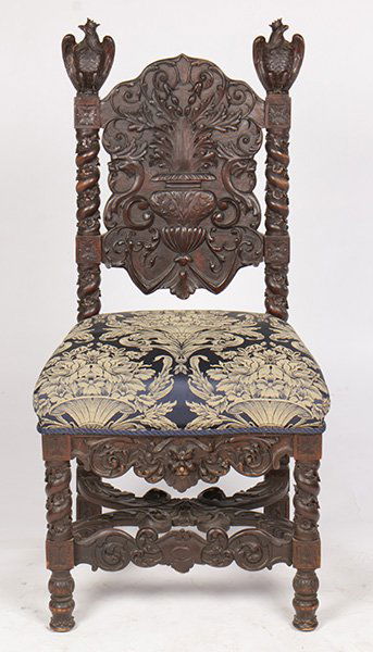 Interesting Victorian carved chair having crowned eagle - Jan 18, 2014 ...