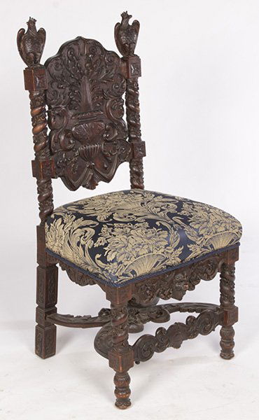 Interesting Victorian carved chair having crowned eagle - Jan 18, 2014 ...
