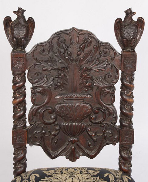 Interesting Victorian carved chair having crowned eagle - Jan 18, 2014 ...