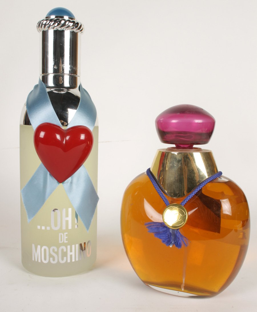FUN COLLECTION OF GIANT PERFUME BOTTLES