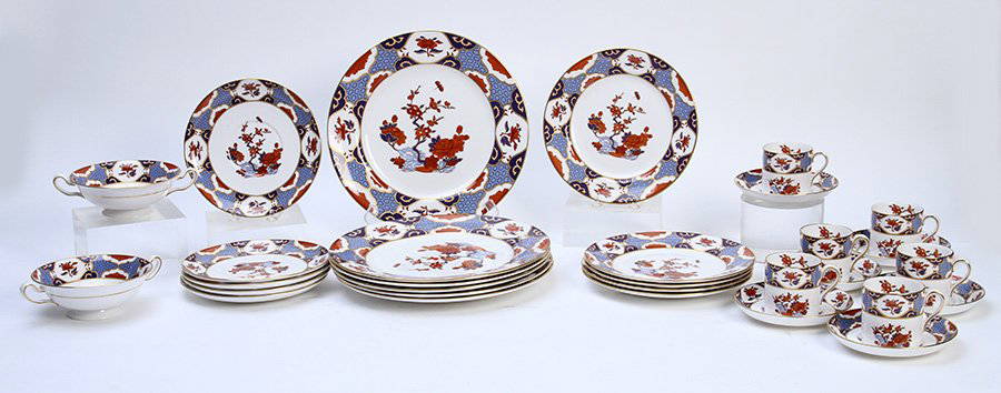30 Pc Lot Of Spode China Pattern Plates