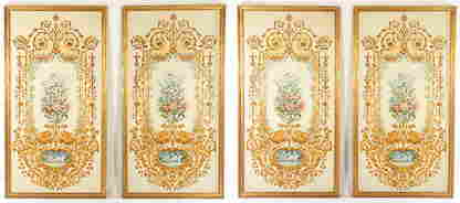 FOUR SINGERIE PANELS, MANNER OF CHRISTOPHE HUET - Sep 25, 2021 | Ahlers ...