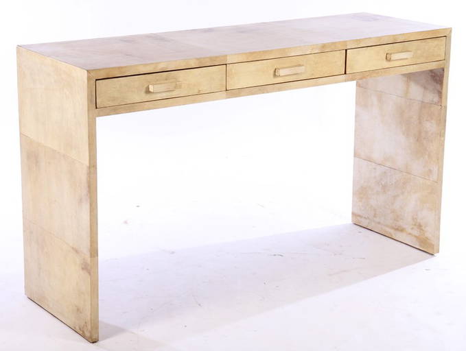 Jean Michel Frank Parchment Console Table