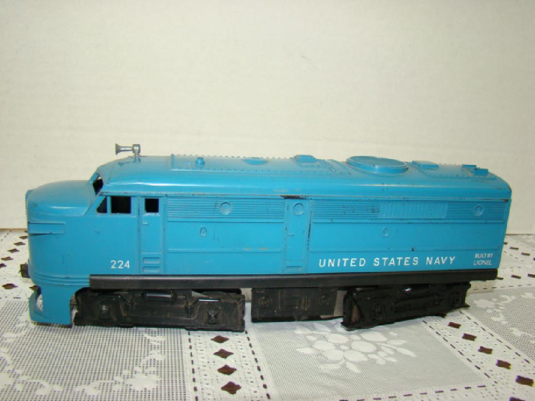 LIONEL UNITED STATES NAVY B-UNIT LOCOMOTIVE 224