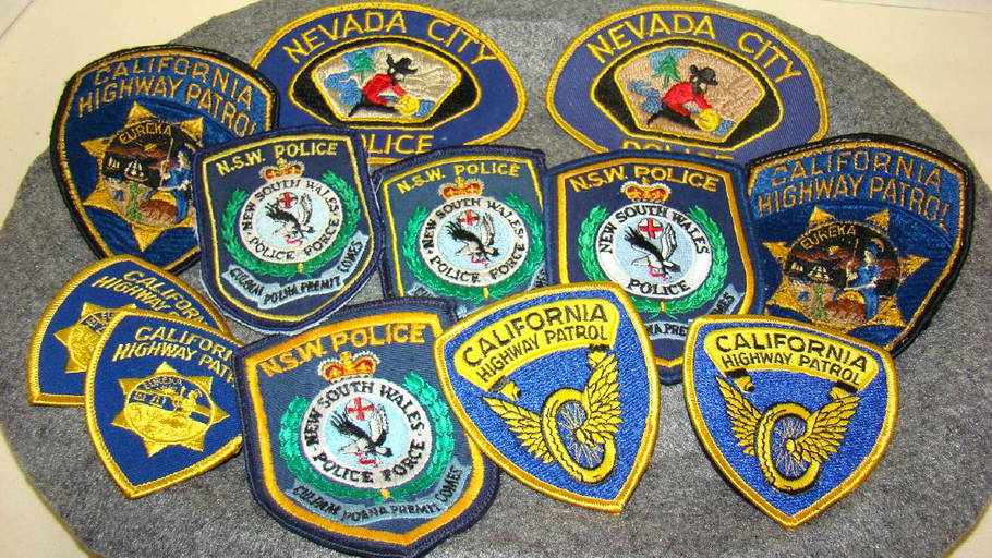 Various Police Patches