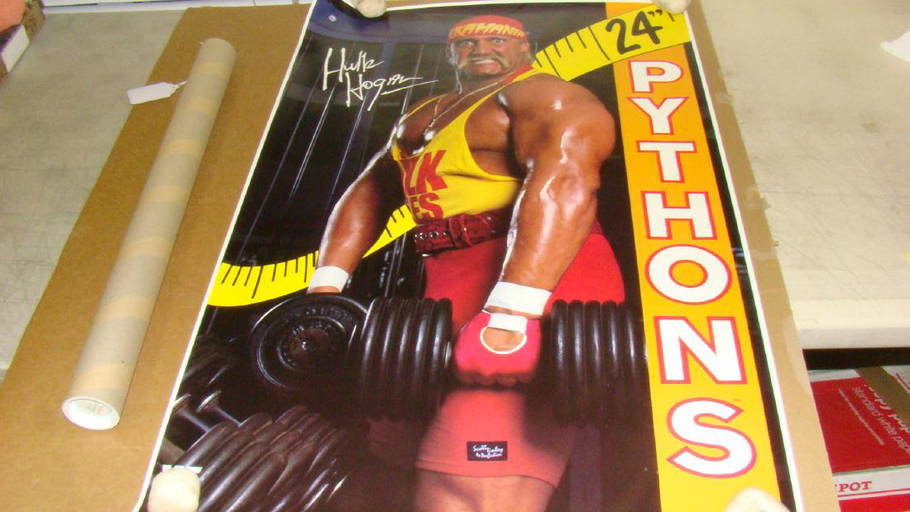 1989 Hulk Hogan Workout Poster