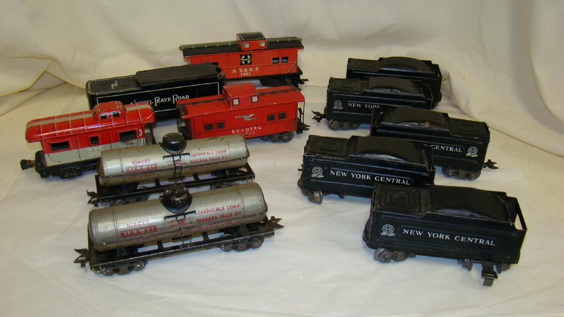 10 Used Various Marx Tin Litho Trains