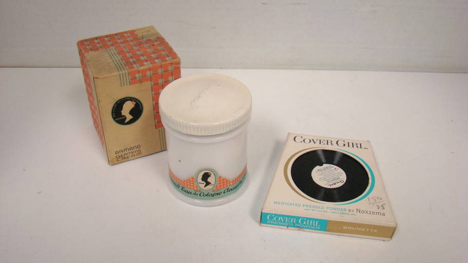 Vintage Armand Cleansing Cream & Cover Girl Compact