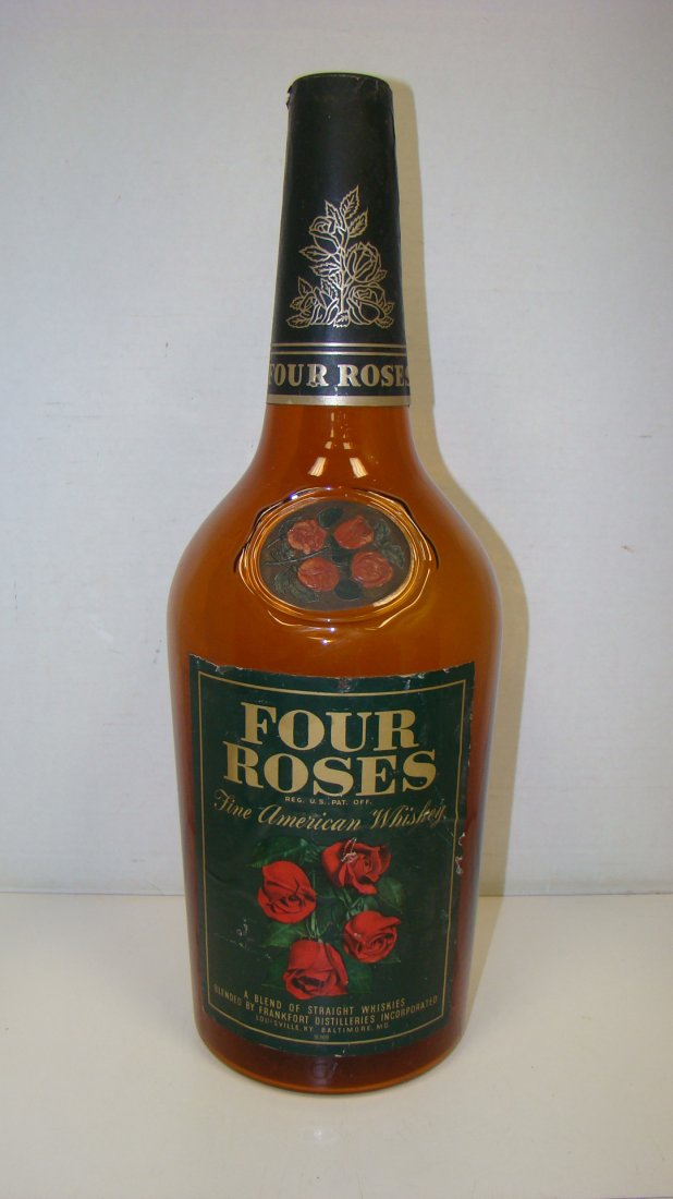 VTG 1 GALLON FOUR ROSES WHISKEY BOTTLE