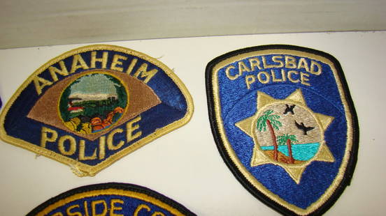Various Police Patches
