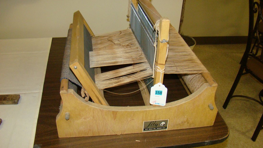 Vintage Lily Mills Company Table Top Loom