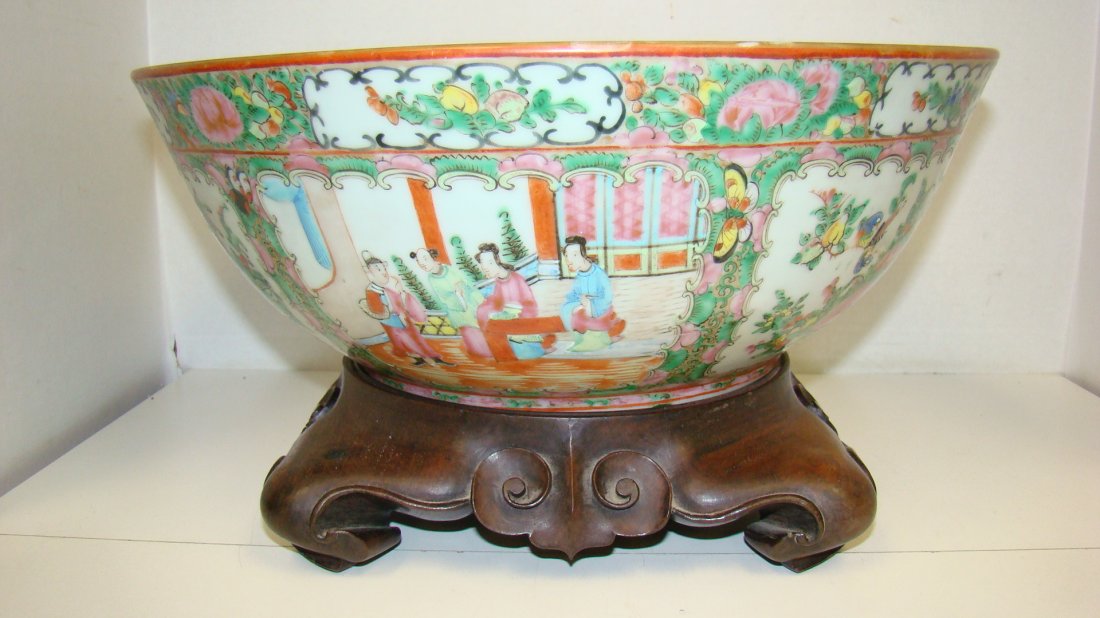 Very Special Antique Famile Rose Canton Porcelain