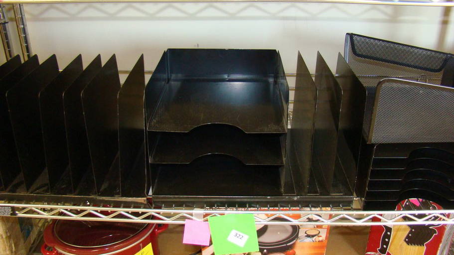 Sl Various Metal File Organizers